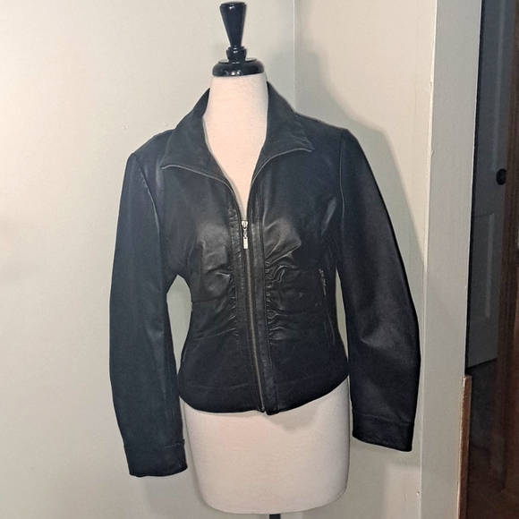 Adler Collection | Jackets & Coats | Adler Collection Black Leather ...